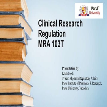Clinical Research Regulation | PPTX