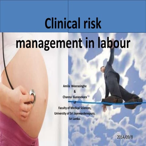 Clinical risk management in labour | PPT