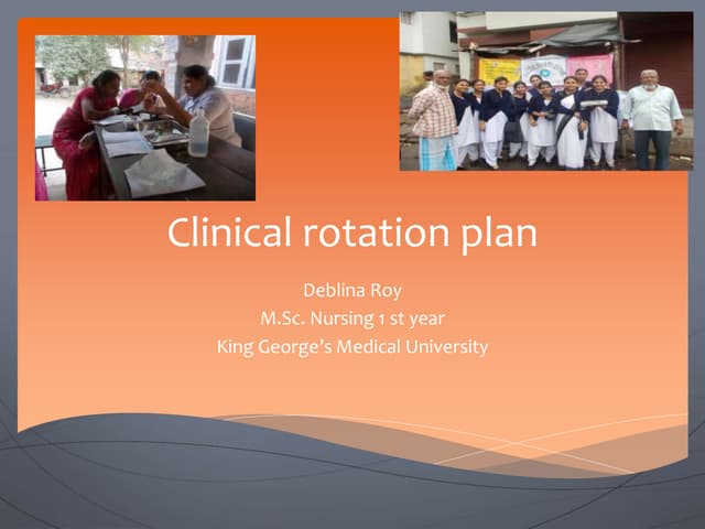 Master rotation plan | PPT