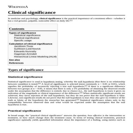 Clinical significance | PDF