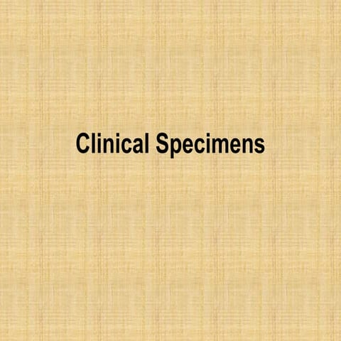 Sample Collection In Microbiology | PPT