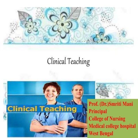 clinical teaching In Nursing education(1).pptx