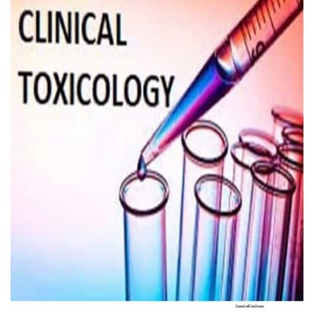 Easy Detailed Slides of Clinical Toxicology | PDF