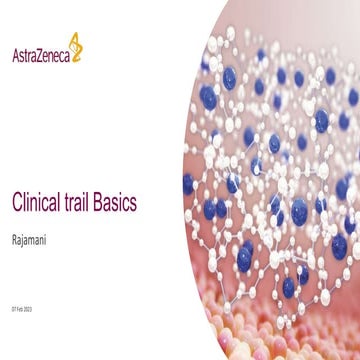 Presentation on Clinical Trials: A Balancing Act | PPTX