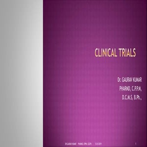 Clinical trials | PPT