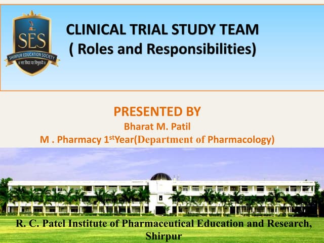 Sponsor responsibilities in Clinical Trial | PPTX
