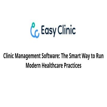Clinic Management System – Way to Digital Healthcare.pptx