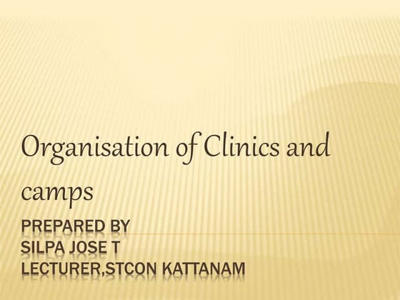 organization of clinics.pptx