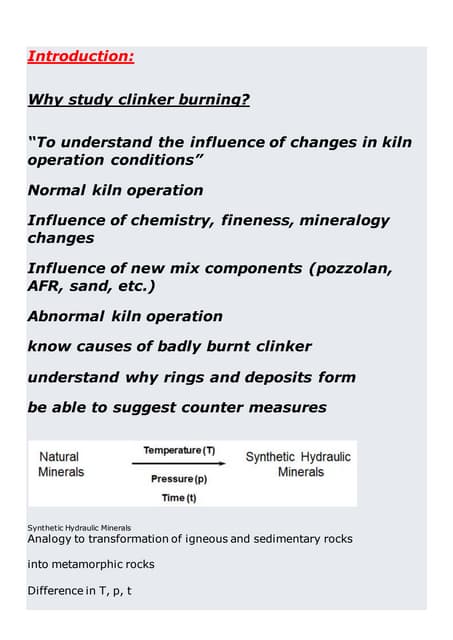Clinker Liquid Phase | PDF