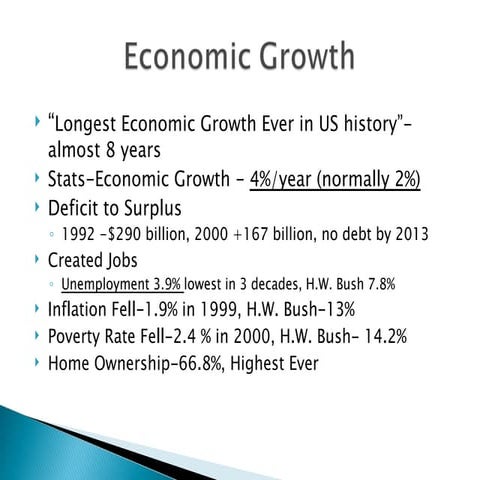 Clinton Domestic Policy | PPT
