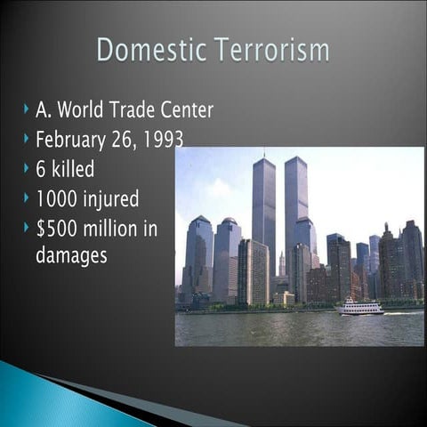 Clinton Domestic Terrorism | PPT