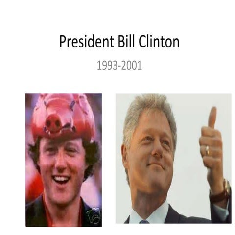 Clinton and Bush | PPT