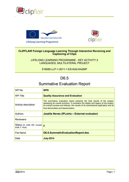 Training on NAPs: Developing and applying monitoring, evaluation and learning tools | PPT