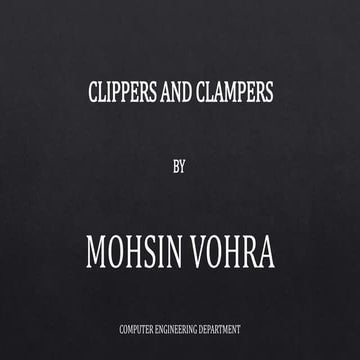 Clippers and clampers lecture slides 1.pptx
