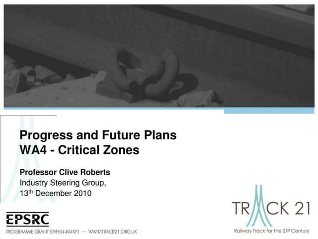 Integrated Track Monitoring System Indian Railways | PPTX