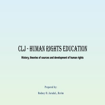 Review nCLJ-HUMAN-RIGHTS-EDUCATION-1.ppt