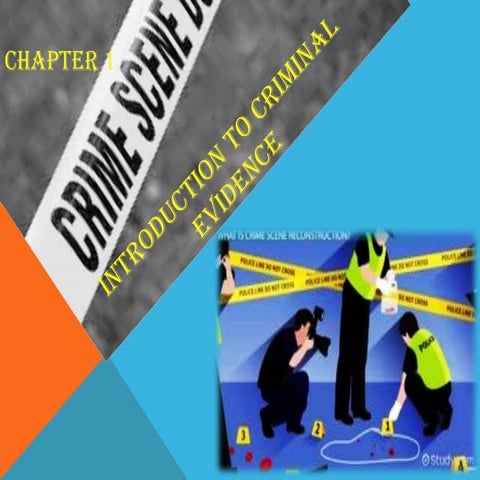 CLJ322 evidence For forensic investigation | PPTX