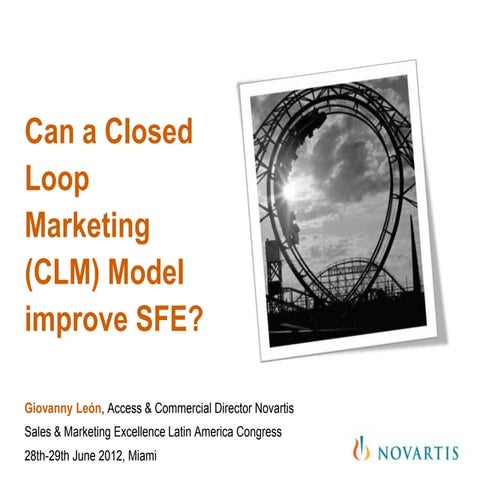 Can a Closed Loop Marketing (CLM) Model improve SFE? | PPT