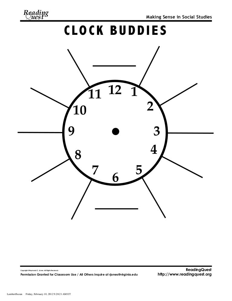 Clock Buddies Clock Buddies