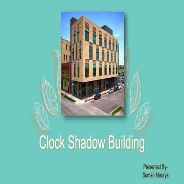 Clock shadow building | PPTX