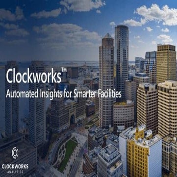 Clockworks Analytics Pitch Deck | PPT