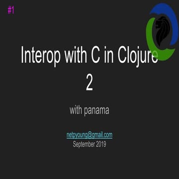 Clojure with panama | PPT