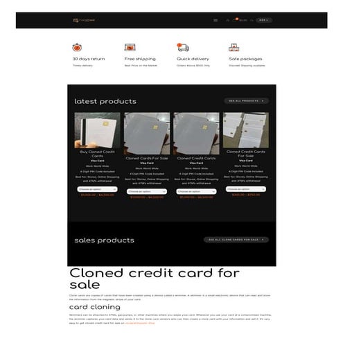 cloned cards for sale | PDF