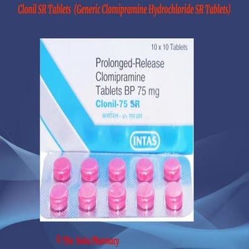 Clonil SR Tablets (Generic Clomipramine Hydrochloride SR Tablets) | PDF ...