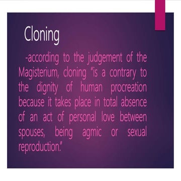 Cloning | PPTX