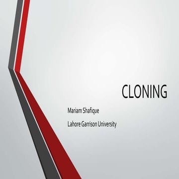 Cloning | PPT