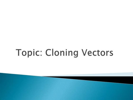 Selection and screening of recombinant clones | PPT