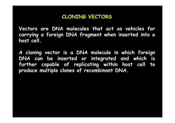pUC Vectors - pUC 8,18,19 Microbial biotechnology | PPTX | Biological ...
