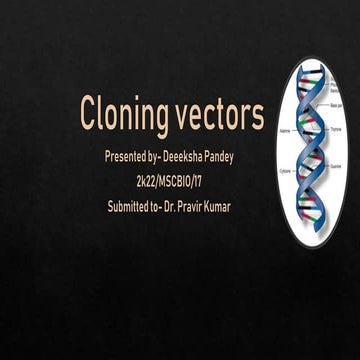 Cloning vectors.pptx