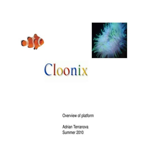 Cloonix Overview | ODP