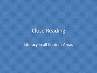 Close reading moves | PDF