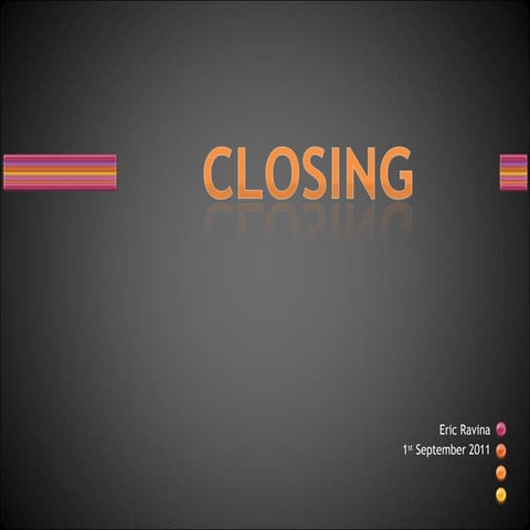 Closing | PPT