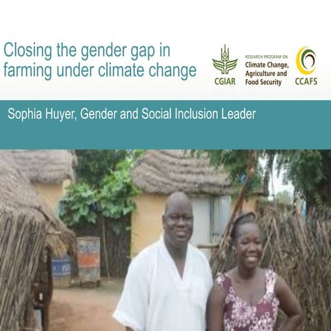 Gender transformation in climate-smart agriculture: A framework for ...