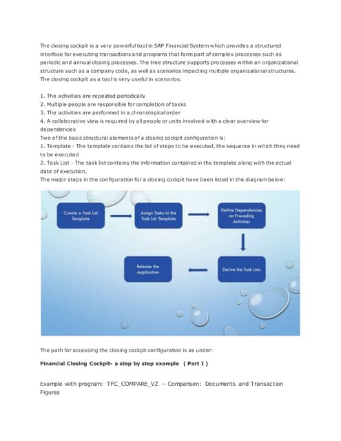 Sap Financial Closing Cockpit | PDF