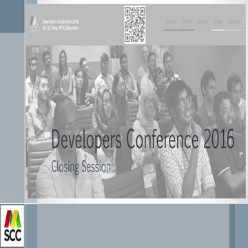 Developers Conference 2016 - Closing Session | PPT