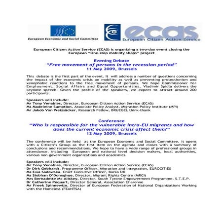 Closing Event Ecas | PDF | Business Expos & Conferences | Events