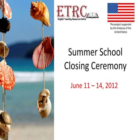 Closing summer school | PPTX