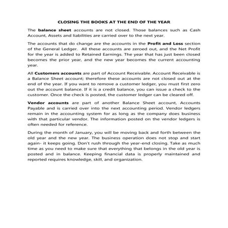 Closing the books | DOCX