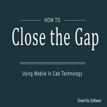 Closing the gap | PPTX
