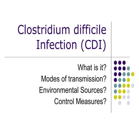 Clostridium difficile 2010 | PPT