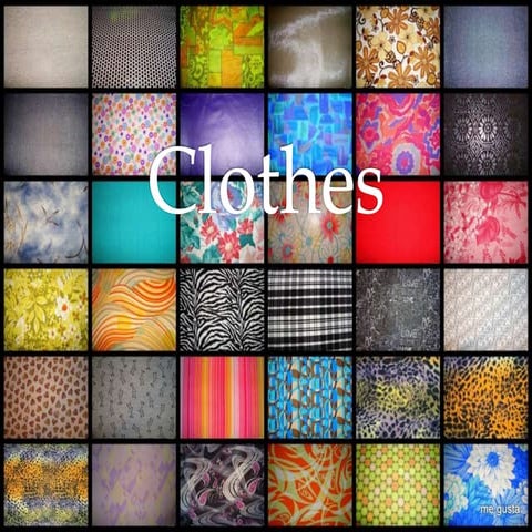 Clothes | PPTX | Women\'s Clothing | Women\'s Fashion