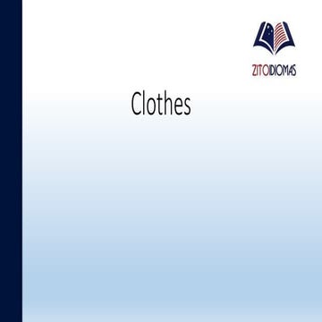 Clothes | PPTX