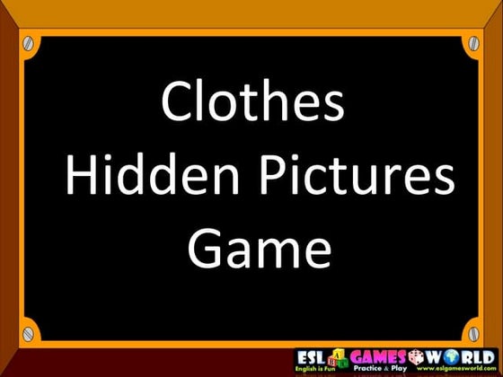 Clothes game | PPT