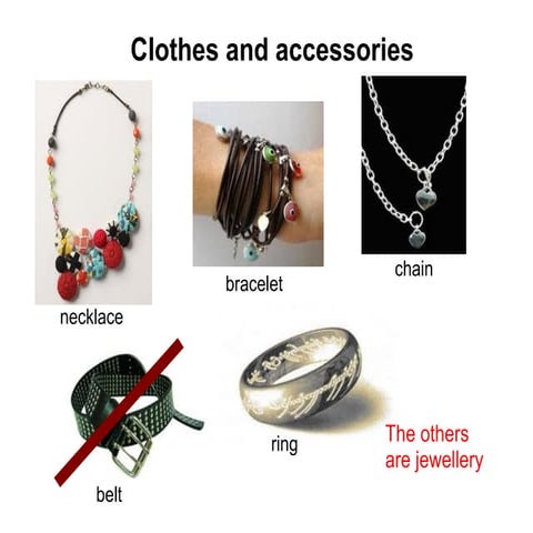 Clothes and accessories | PPT