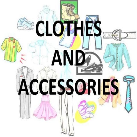 PICTURE DICTIONARY - CLOTHES | PPTX