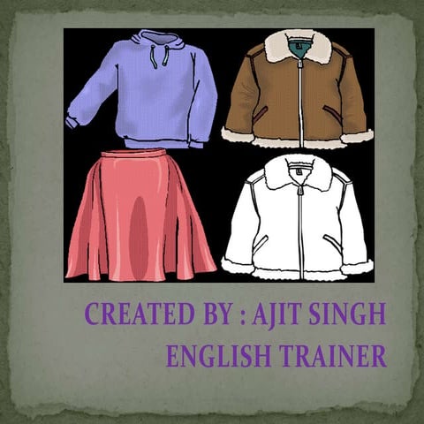 Clothes idioms | PPT